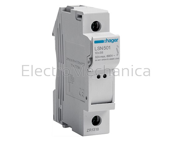 LSN501 | 1P FUSE HOLDER 10x38 CYL | B - Power and distribution : Control and Signalling Devices ...